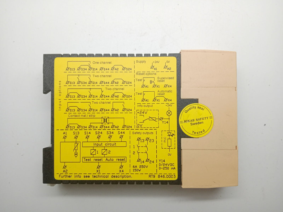 JOKAB Safety relay RT9 24VDC,ABB 2TLA010029R0000 – 3B Industry