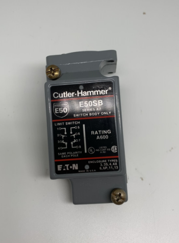 Cutler-Hammer Limit Switch Body E50SB – 3B Industry